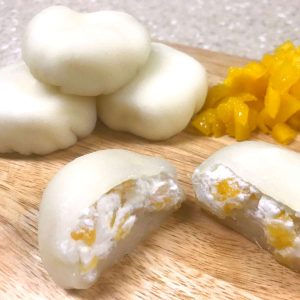Creamy Mango Mochi - Bear Cusine